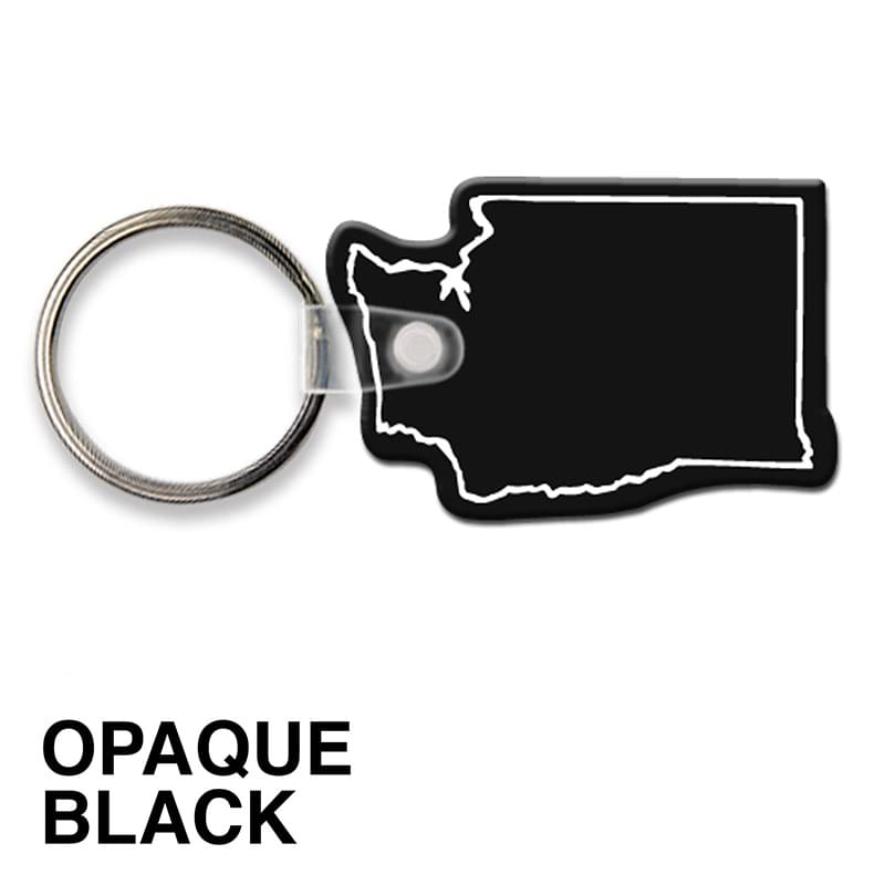 Washington State Shape Key Tag (Spot Color) - Custom printed with your ...